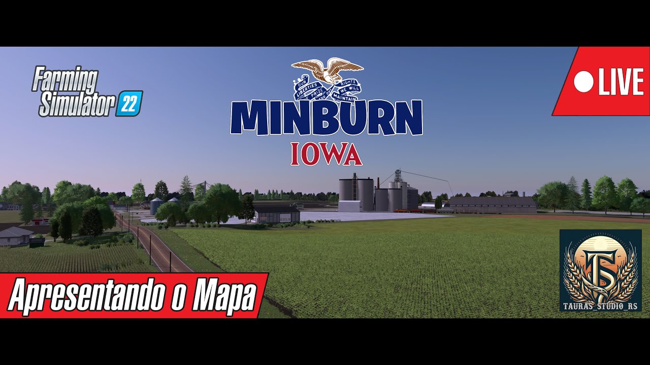 Farming Simulator 22 | APRESENTANDO O MAPA MINBURN IOWA | PC - YouTube