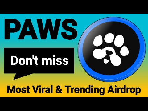 Paws trending most project in telegram 🐾 - YouTube