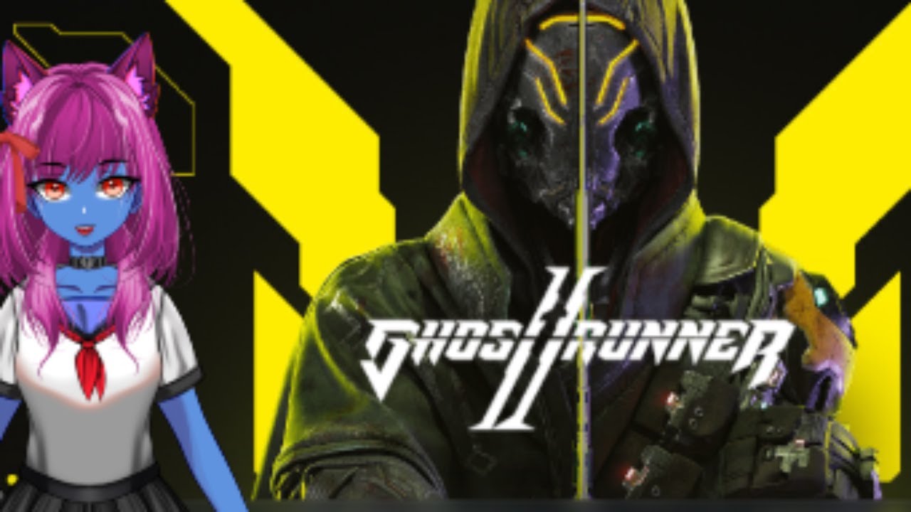 BLUE VTUBER RUNS WITH 2 GHOSTS!! | Ghostrunner 2 Part 2 - YouTube