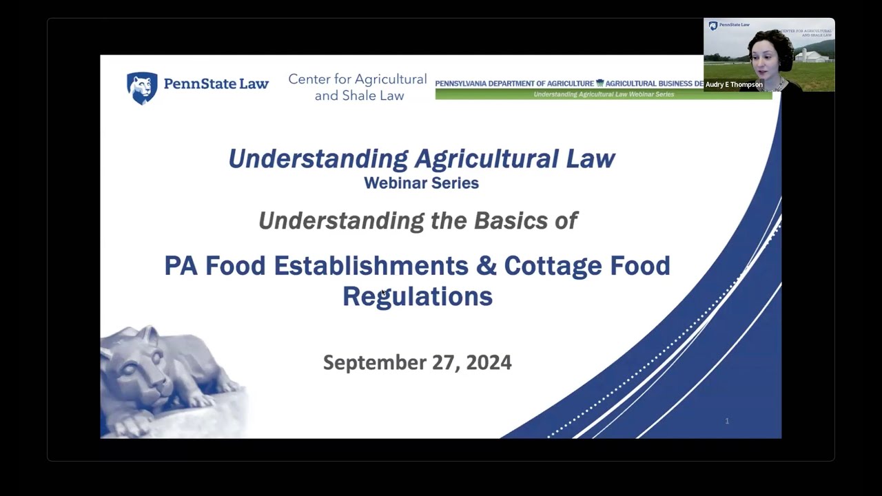 Understanding the Basics of PA Food Establishments & Cottage Food ...