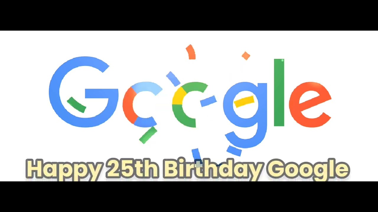 Google Birthday Logo