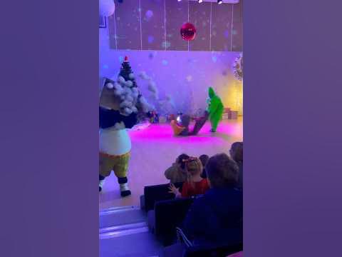 Snowball fight with Grinch at Christmas Nativity Play 😅 ️ #snowball # ...