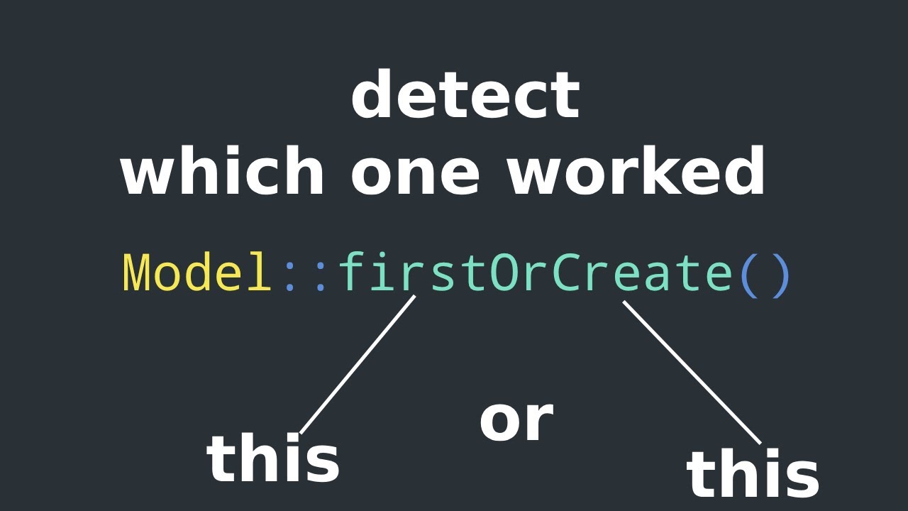 Laravel Tip In A Minute Which One Worked First Or Created Youtube 7358