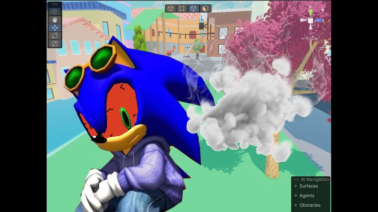 fried making a sonic fan game - YouTube