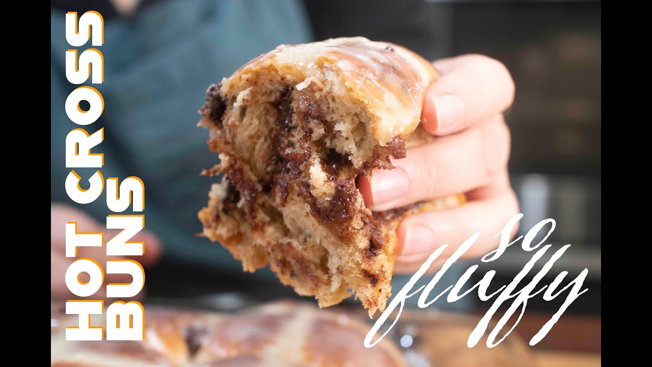 Super Fluffy Hot Cross Buns with Enriched Dough | Homemade Recipe - YouTube