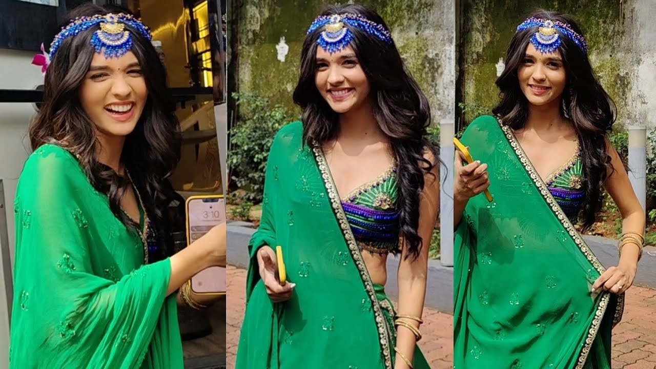 Pranali Rathod Looks Gorgeous In Saree At Ravivaar With Star Parivaar ...