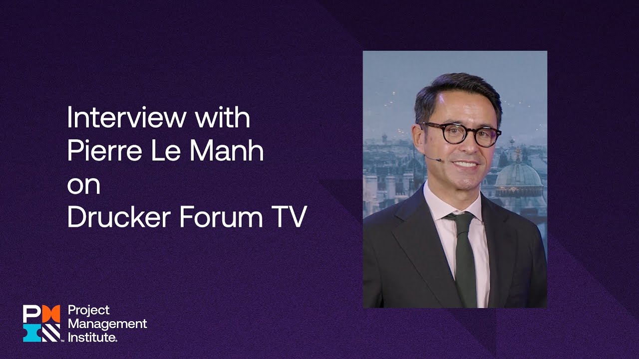 Pierre Le Manh Live from the Peter Drucker Forum 2024 - YouTube