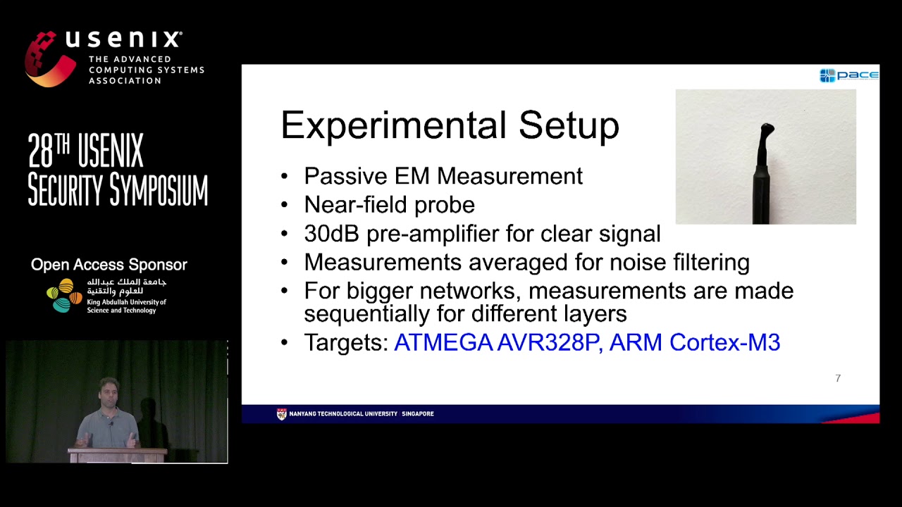 USENIX Security '19 - CSI NN: Reverse Engineering of Neural Network Architectures - YouTube