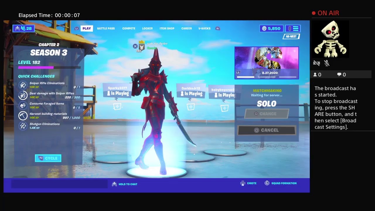 sub_to_fe4rr's Live PS4 Broadcast - YouTube