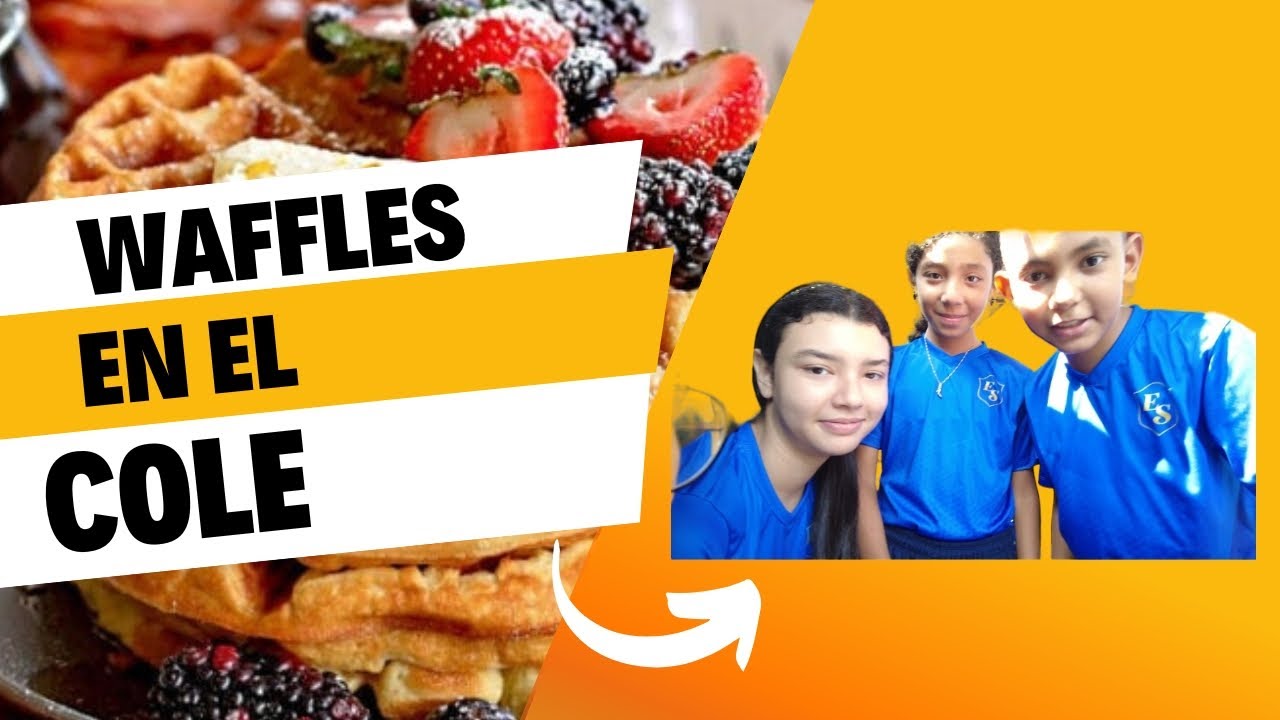 Como hacer waffle - YouTube