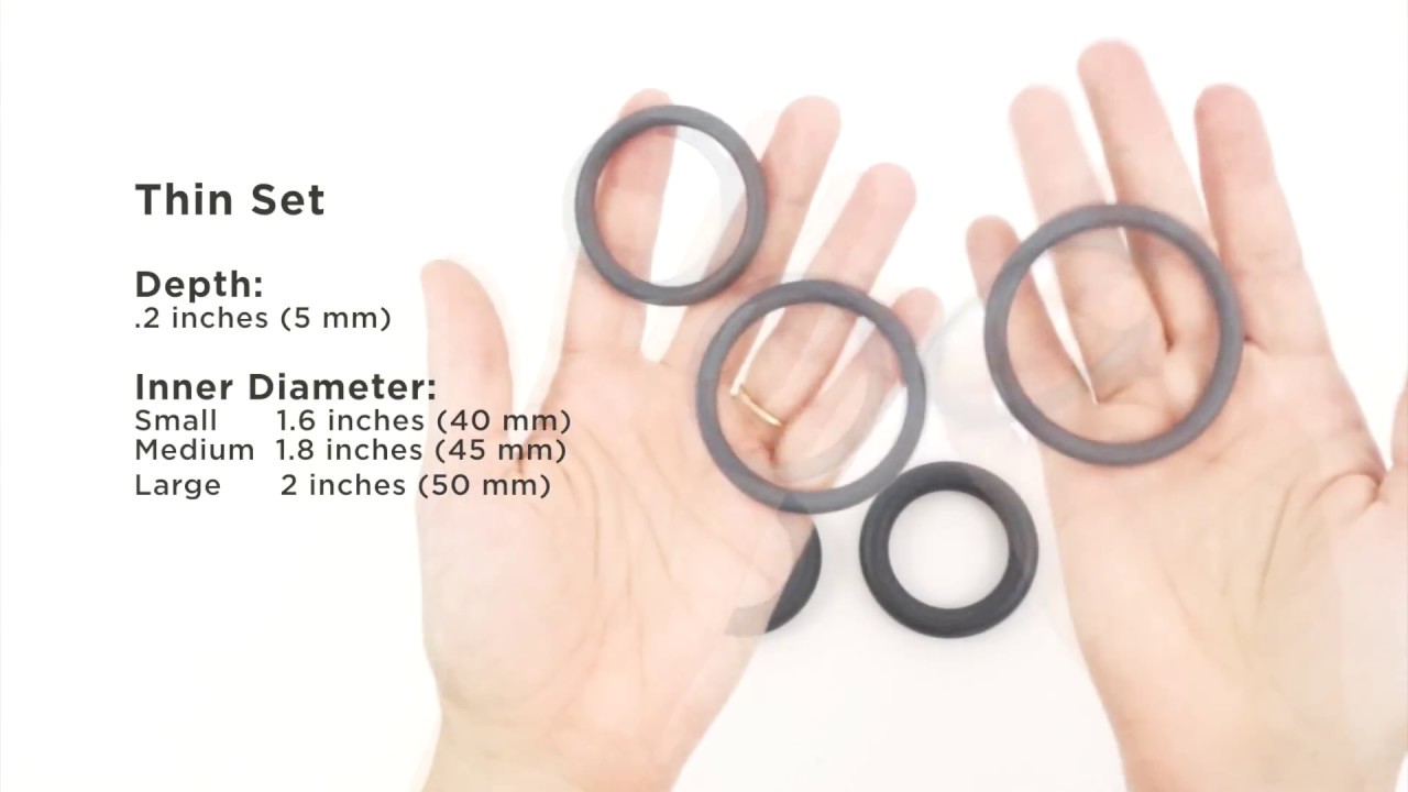 OptiMALE - 3 C-Ring Set Thin & Thick - YouTube