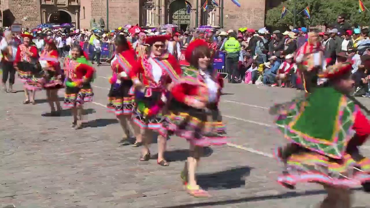 DESFILE EN HOMENAJE DE LAS 13 PROVINCIAS AL CUSCO - YouTube