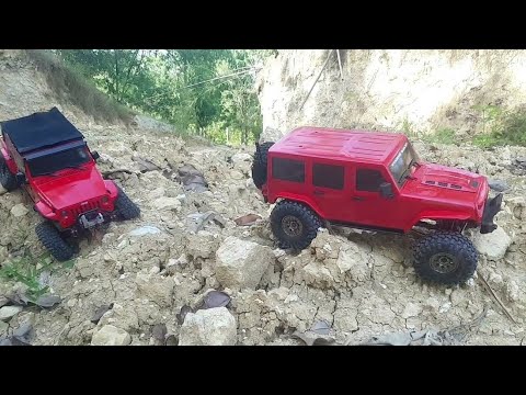 RC ADVENTURE 1/10 Scale RC jeep wrangler - YouTube