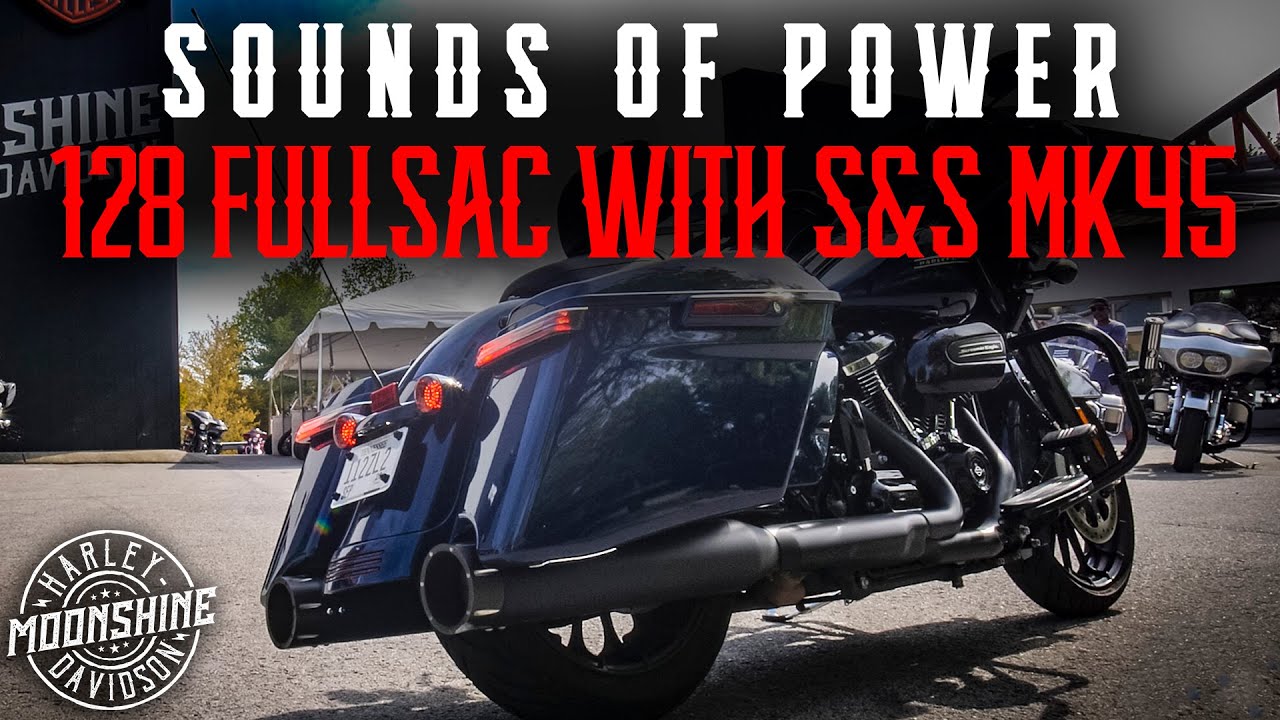 Moonshine HP 128” Fullsac with S&S MK45 | Moonshine H-D SOUNDS of POWER ...