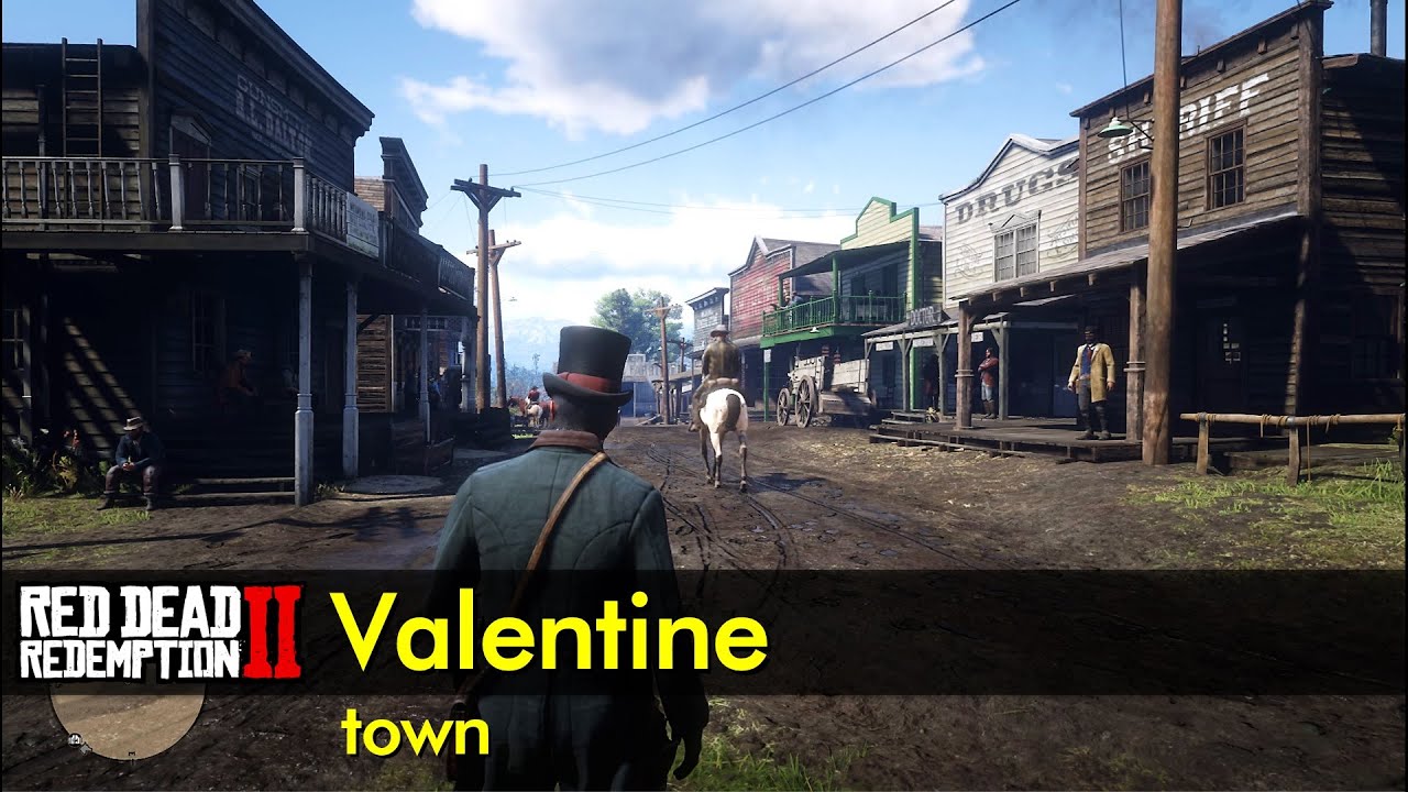 Valentine (town) | Red Dead Redemption 2 - YouTube
