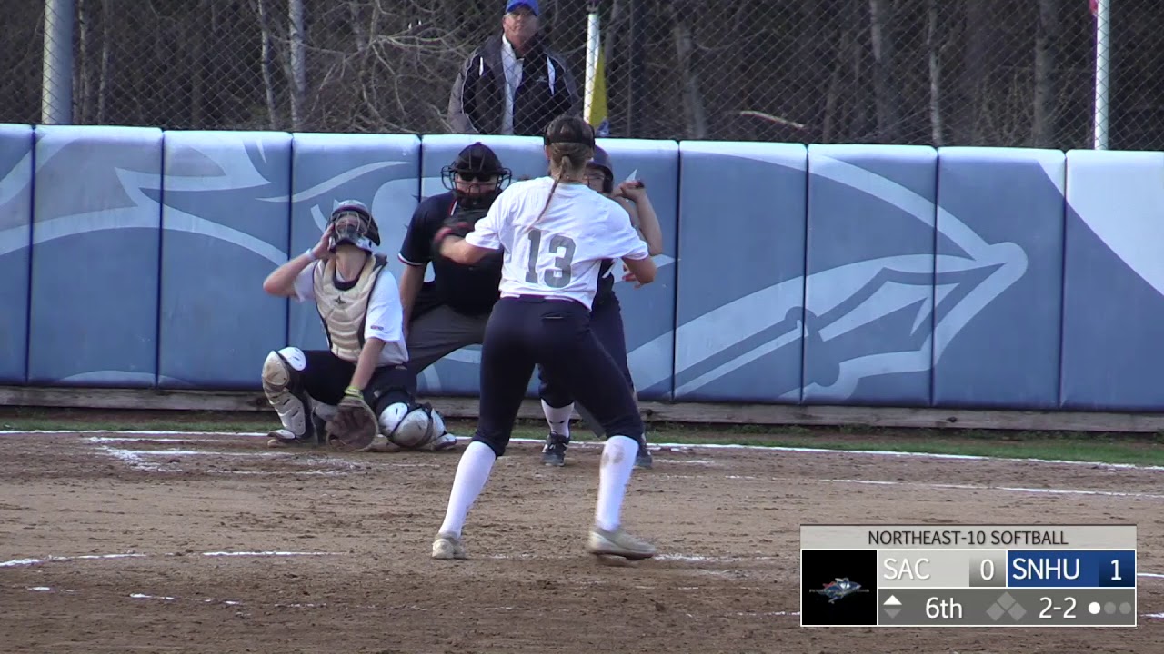 Highlights: @SNHU_Softball vs. Saint Anselm - YouTube
