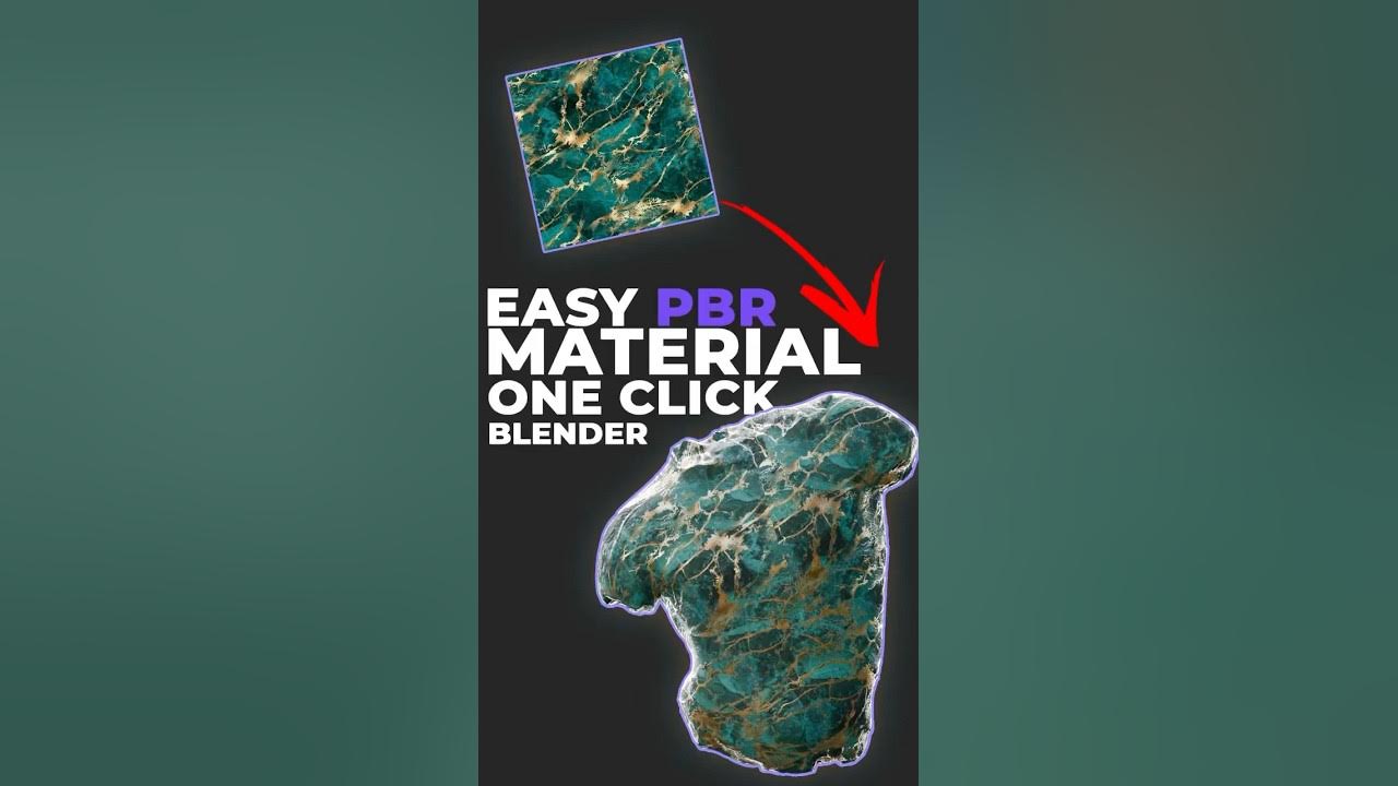 Easy way to create PBR Material in Blender for beginners. Blender tutorial #blender3d - YouTube