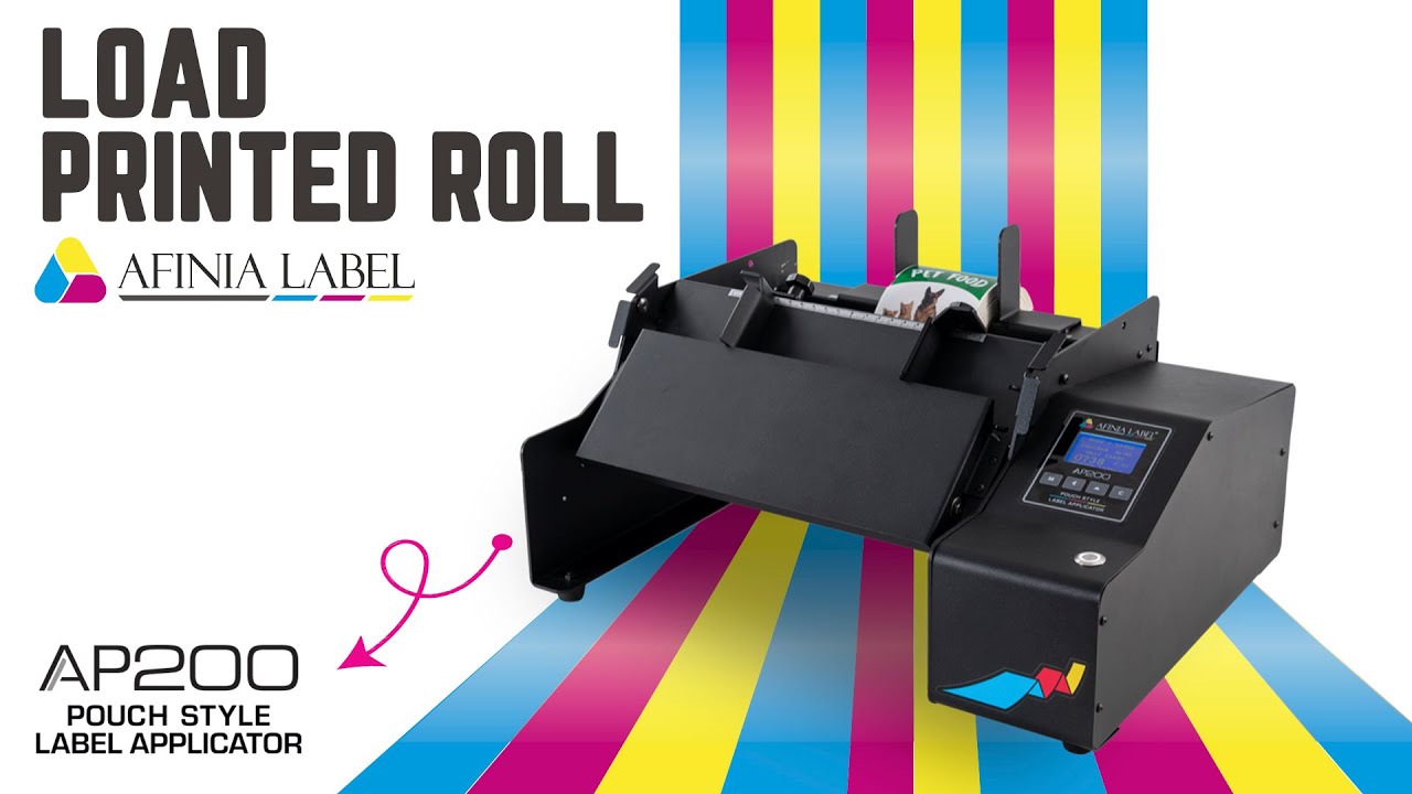 AP200 - Load Printed Roll - YouTube