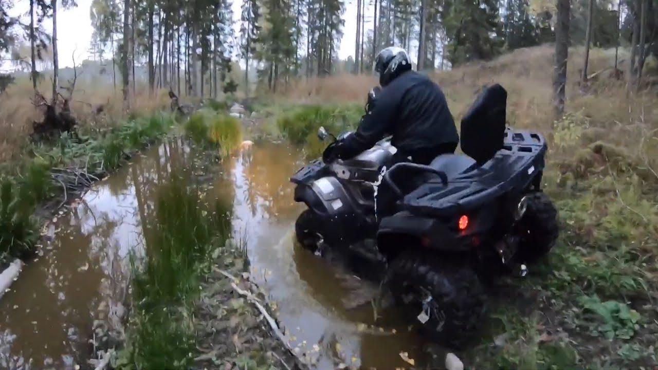 ATV riding with TGB Blade 1000 and Honda Rancher 350 - YouTube