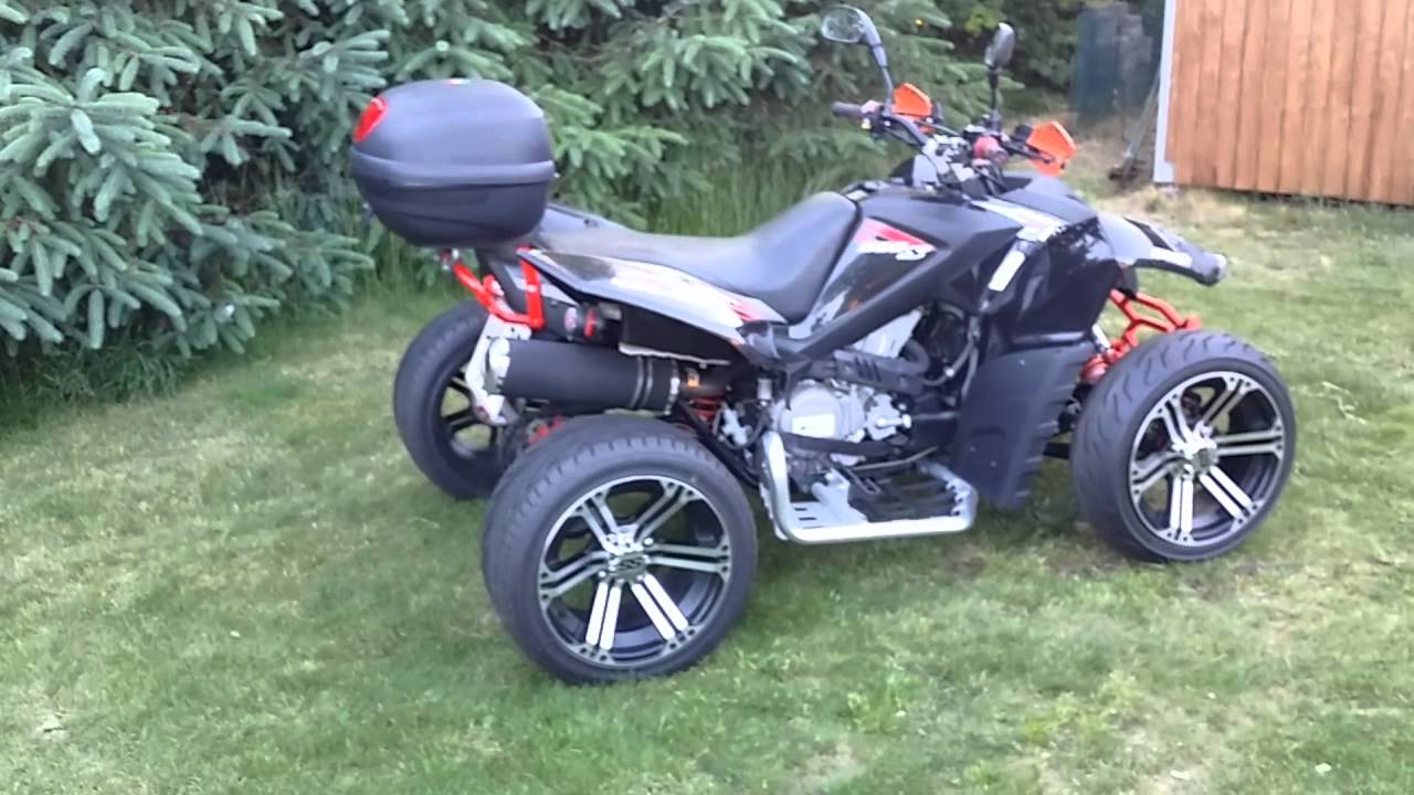 Adly/Subaru 500 low rider performance - YouTube