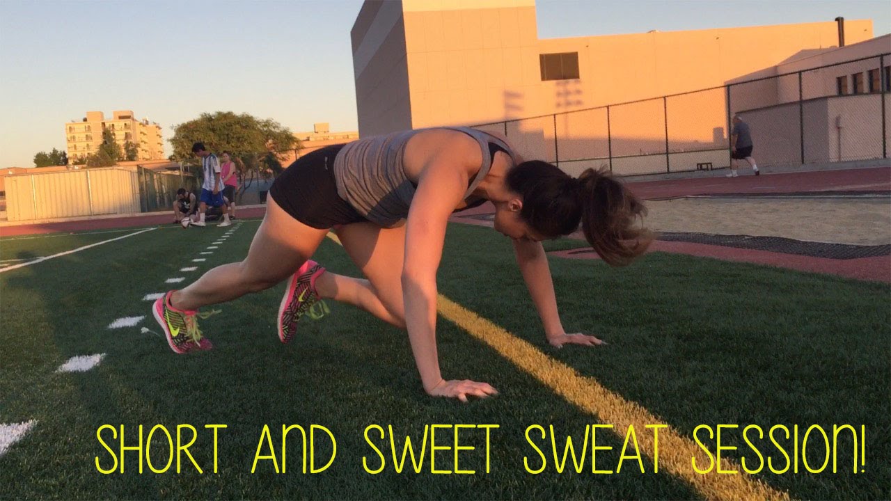 Exciting News and Short & Sweet Sweat Session | Workout Anywhere! - YouTube