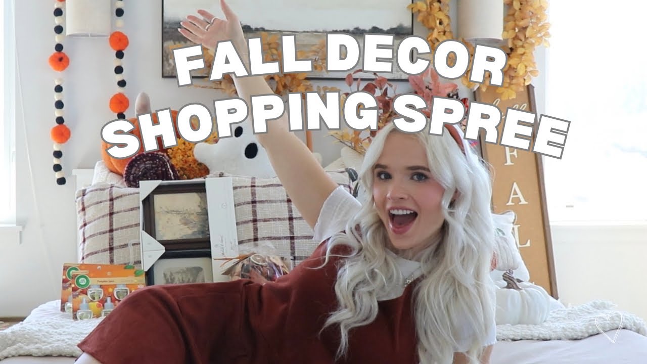 NO BUDGET FALL DECOR SHOPPING SPREE (OVER $1,000) - YouTube