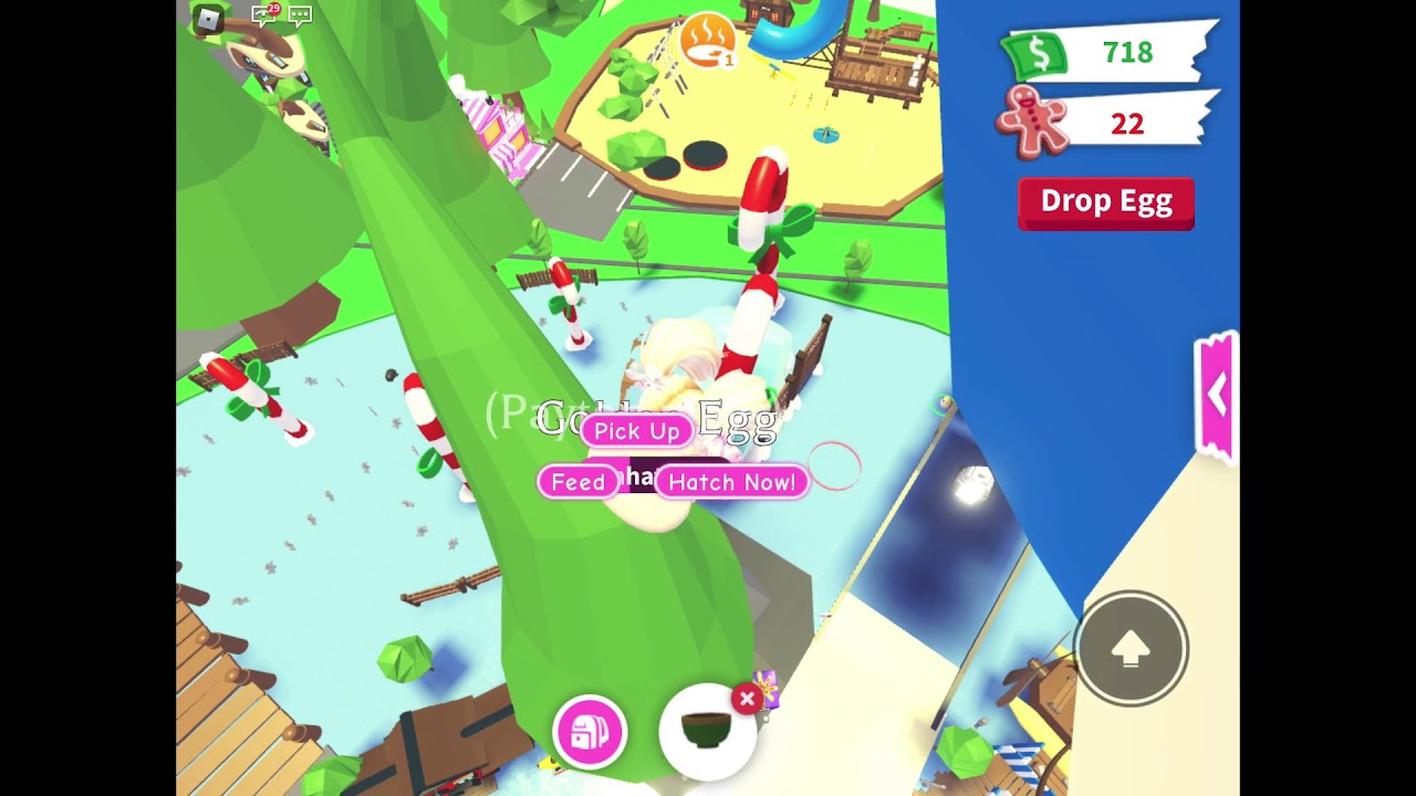 Hatching my gold egg in adopt me - YouTube