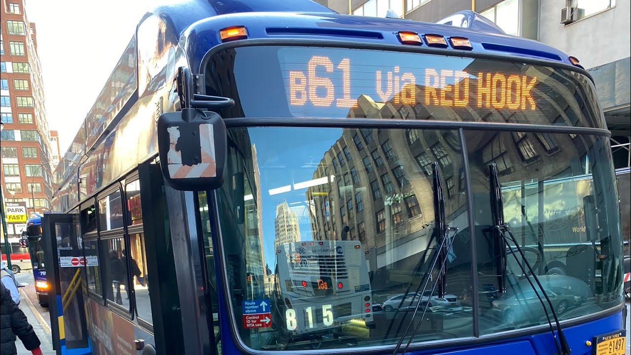 MTA NYCT Bus 2017 New Flyer XN40 CNG #764 B61 Bus Ride. - YouTube
