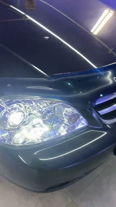 Chevrolet lacetti установка светодиодных линз Optima Expression drive ...