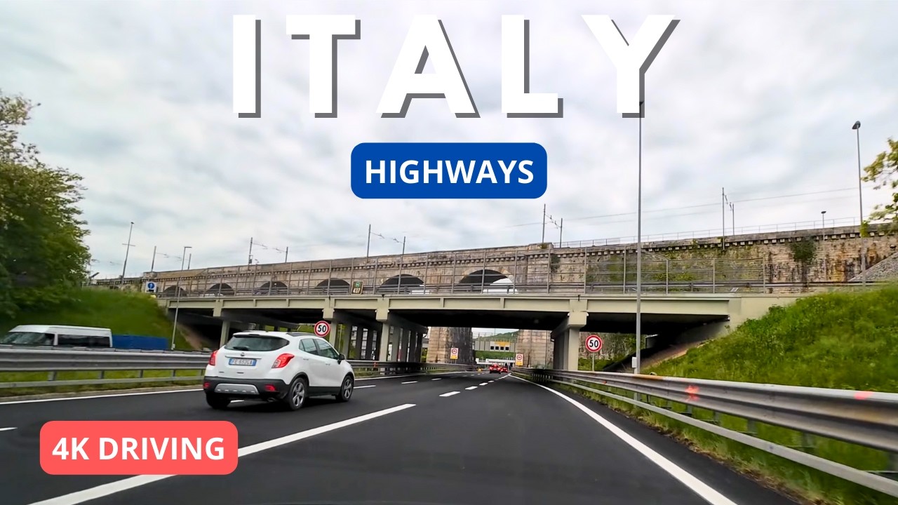Driving in Italian Highways 4K: Trieste to Padova - April 2024 - YouTube