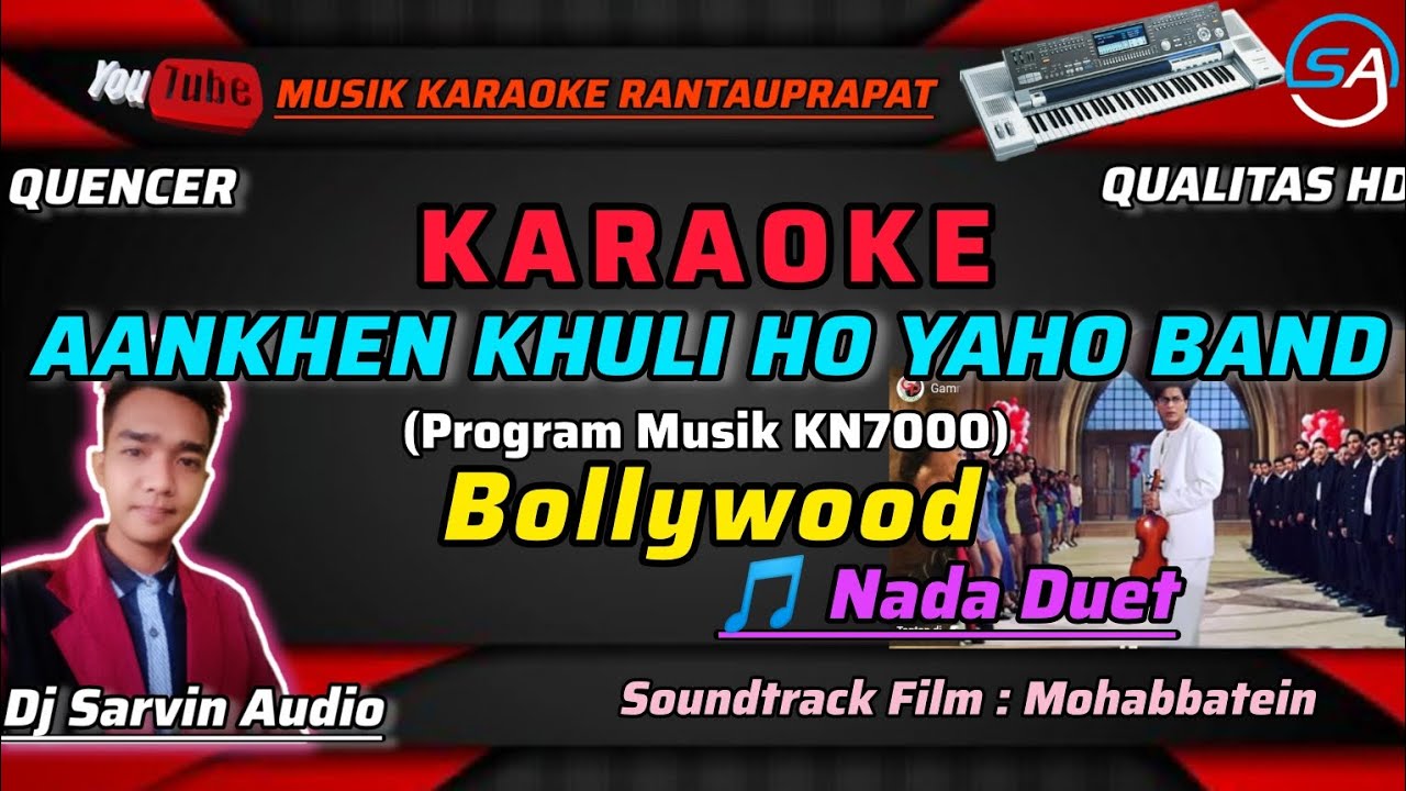 INDIA - AANKHEN KHULI HO YA HO BAND KARAOKE | DUET | PROGRAM MUSIK ...