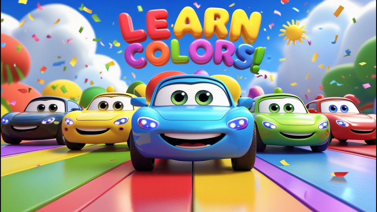 Learn Colors with Cars for Kids 🚗 | Fun Color Song & Educational ...