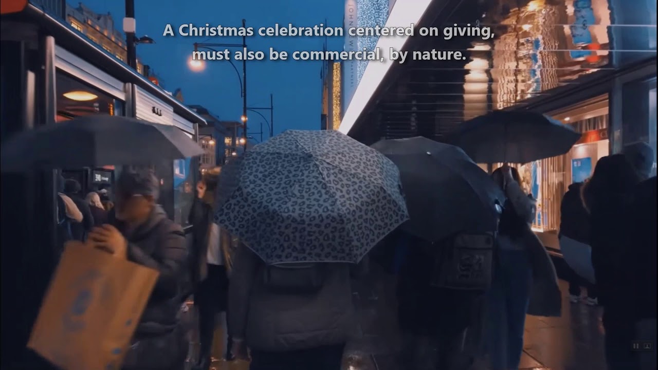 On The Over-Commercialization Of Christmas - YouTube