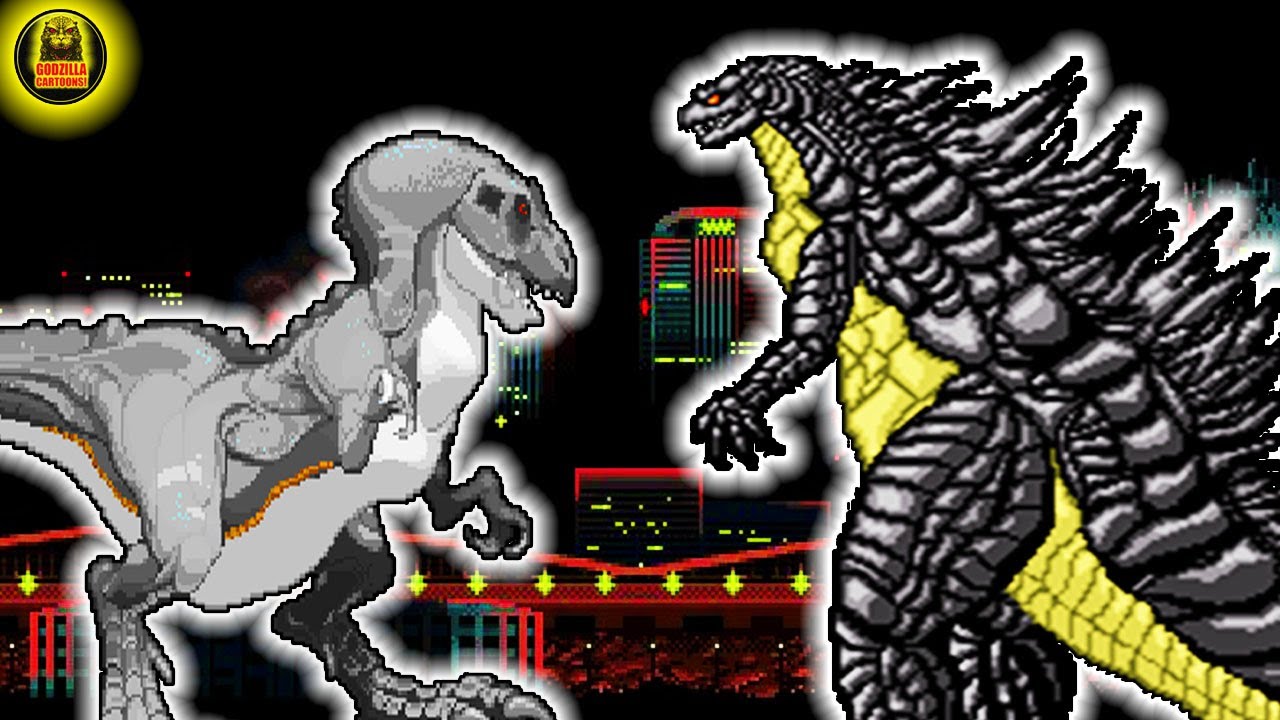 GODZILLA 2014 vs INDOMINUS REX 2015 - YouTube