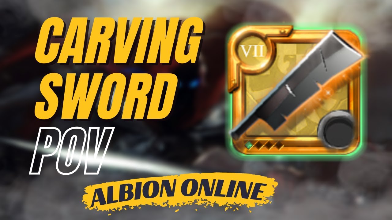 Carving Sword POV - Albion Online - YouTube