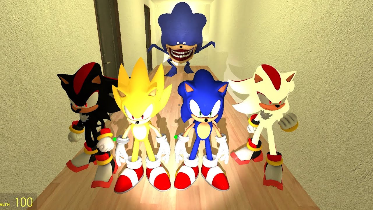 Shin Sonic Tapes vs Sonic all character in Garry's Mod! part18 - YouTube