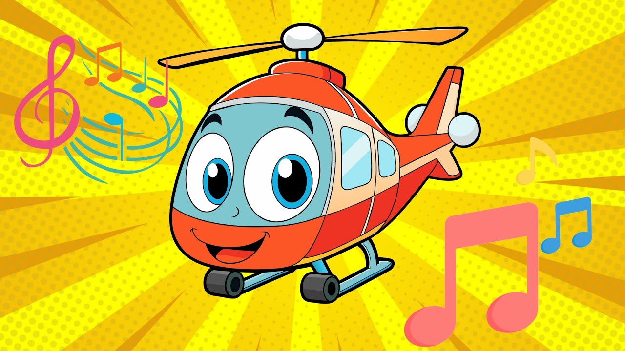 Helicopter Song for Toddlers | Fun Nursery Rhyme 🚁 | Catchy Nursery ...