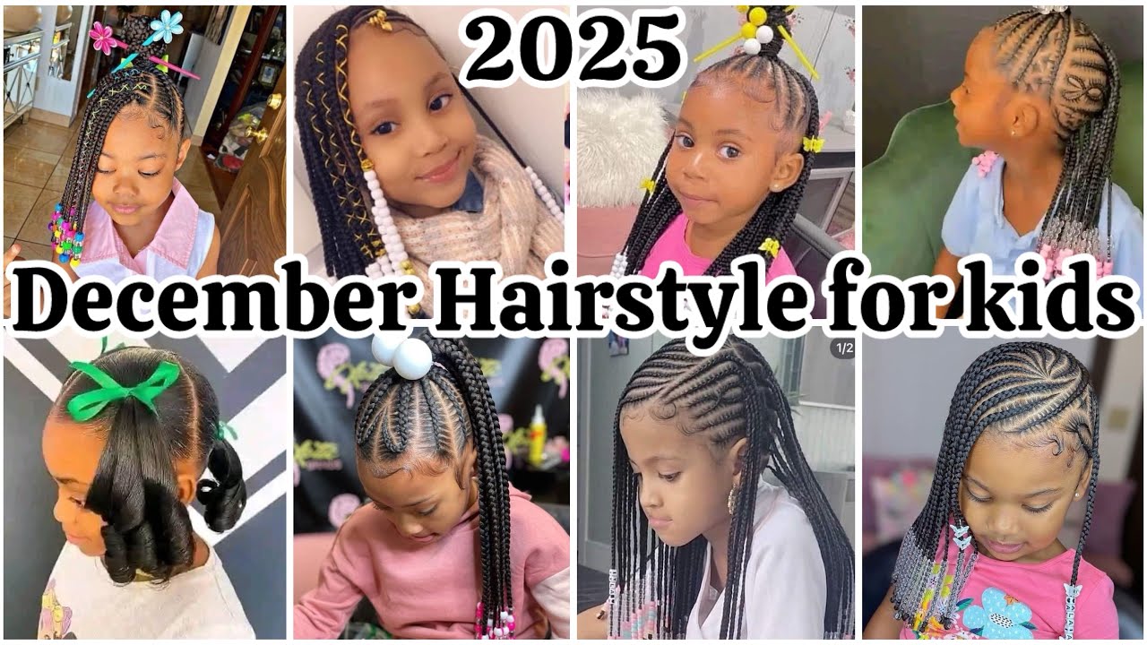 HAIRSTYLES FOR KIDs | December braids Ideas : 2025 Back-to-School ...