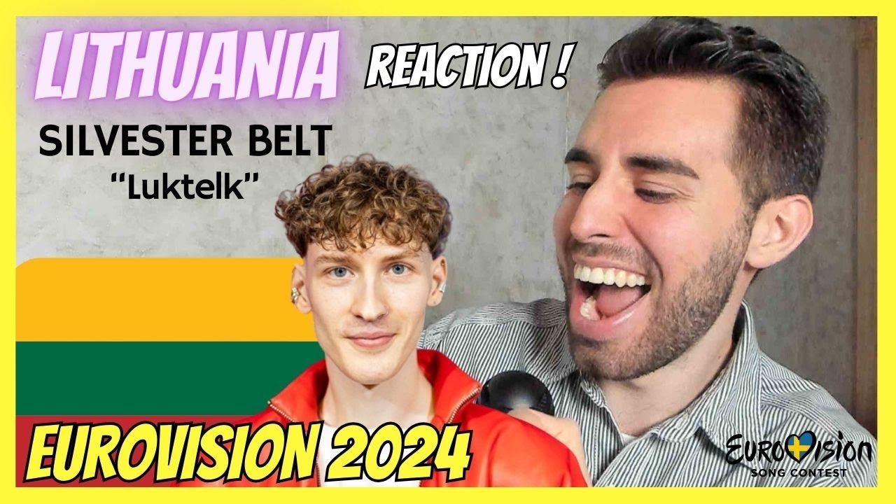 SPANISH REACTS 🇱🇹 SILVESTER BELT "LUKTELK" | LITHUANIA EUROVISION 2024 ...