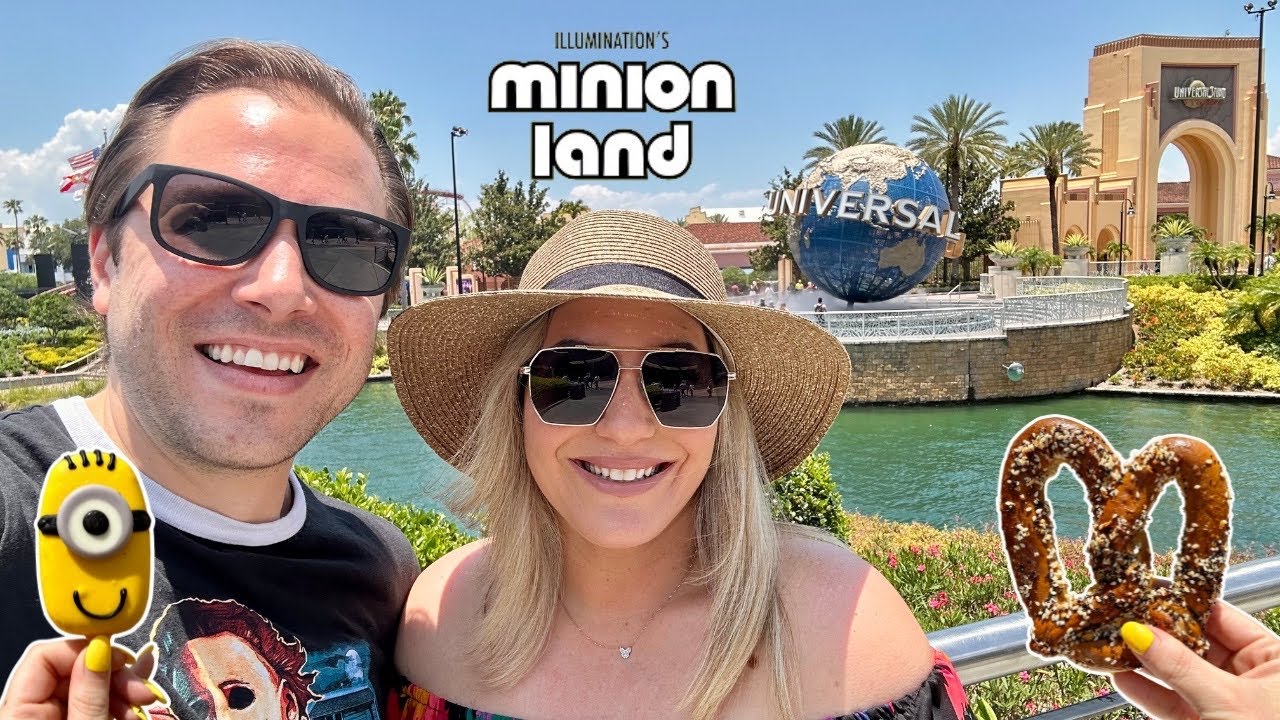 Trying All NEW Food at Universal Studios Florida | Minion Cafe, Everything Pretzel & More! - YouTube