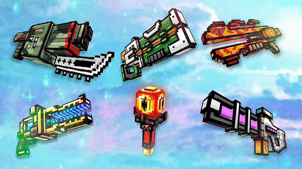 Un set de Armas Clásico en Pixel Gun!!! (AJotaG) - YouTube