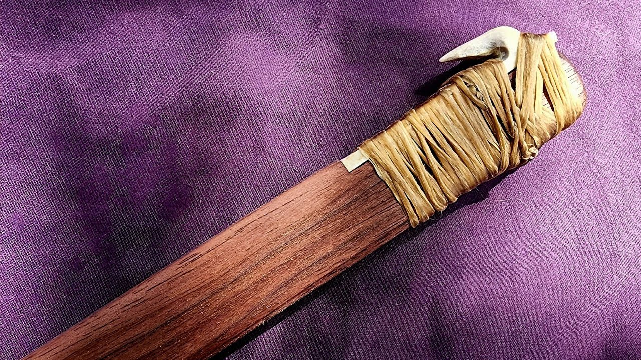 So...Atlatl throwing tutorial REMADE-follow the link in the description ...