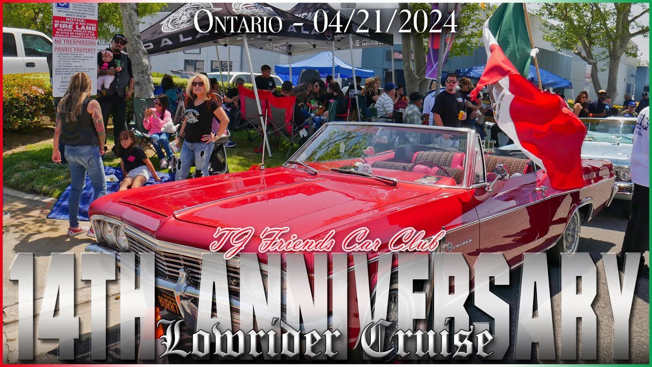 Lowriders Cruise in Ontario 04/21/2024 Alaniz Beatz - YouTube