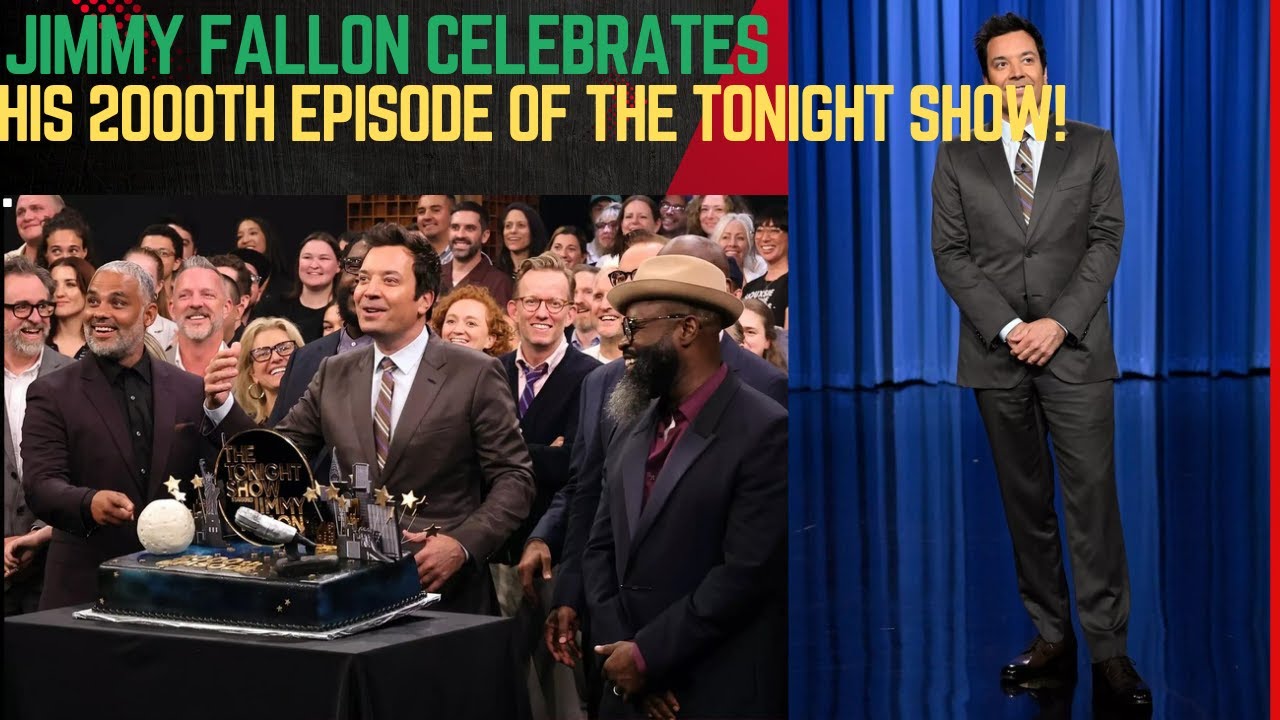 Jimmy Fallon Celebrates 2000 Episodes of The Tonight Show - YouTube
