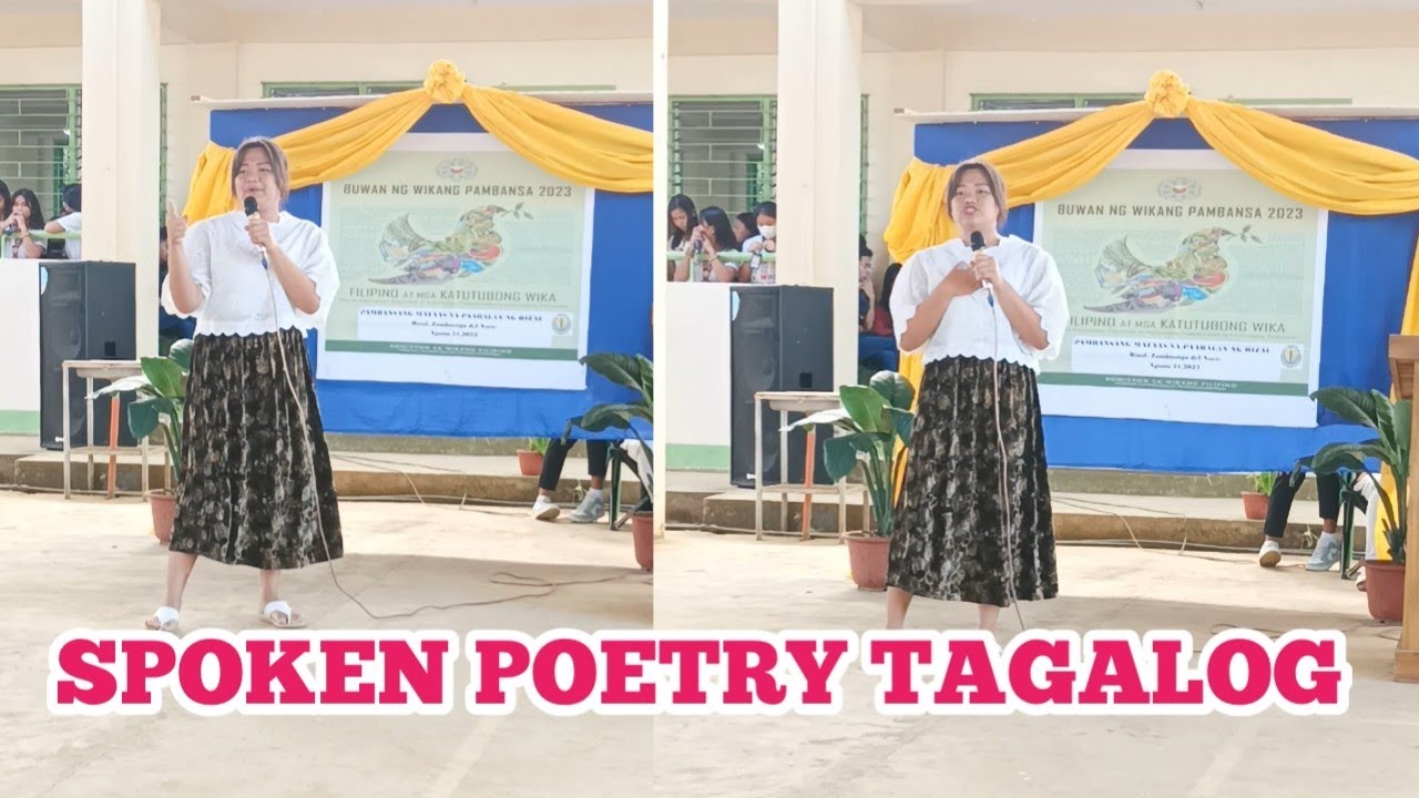 SPOKEN POETRY TAGALOG (BUWAN NG WIKANG PAMBANSA) - YouTube