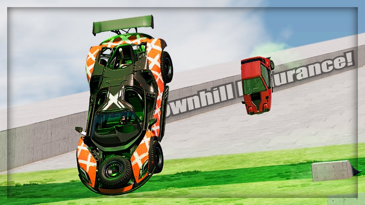 This New Downhill Map Is INSANE! | BeamNG.drive Mods - YouTube