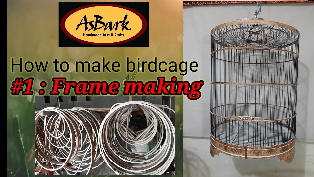 Sukses bikin sangkar paralon #1 || proses bikin frame || DIY handmade ...