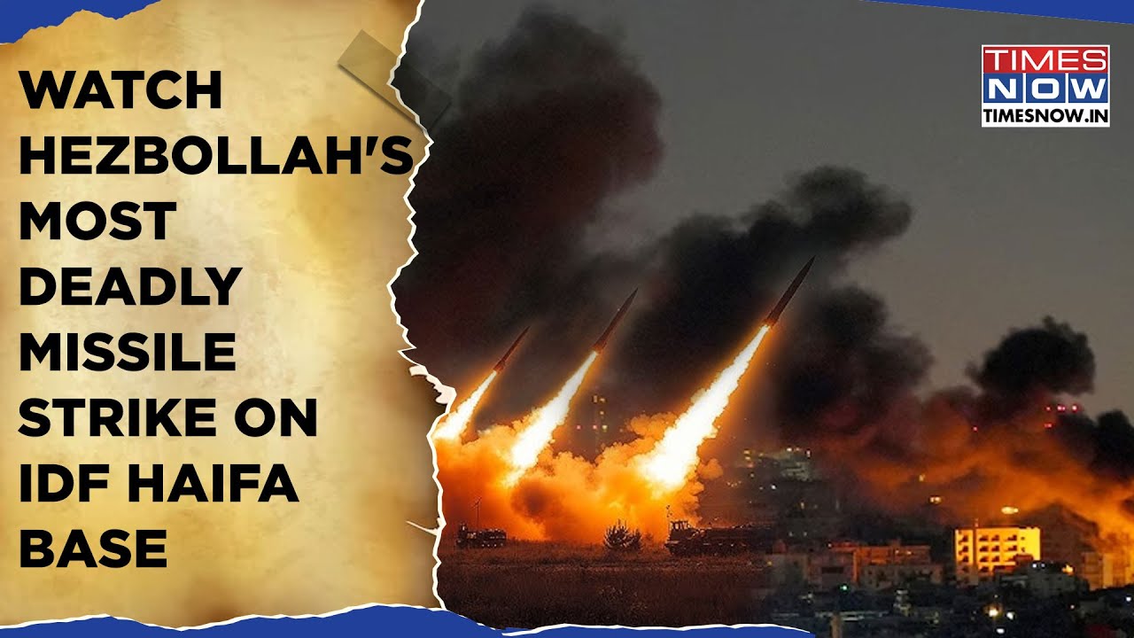 Hezbollah's Most Deadly Missile Strike On IDF Haifa Base, Watch ...