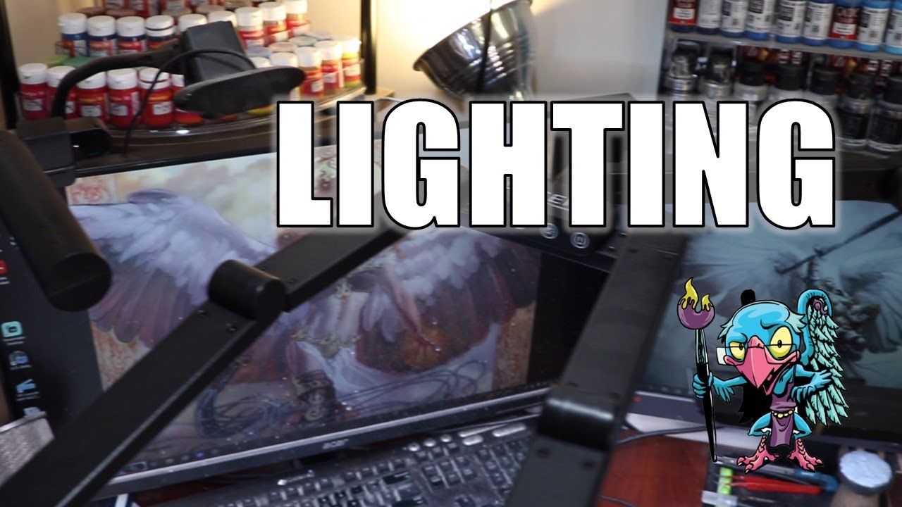 Guide to Lighting for Miniature Painting - HC 443 - YouTube