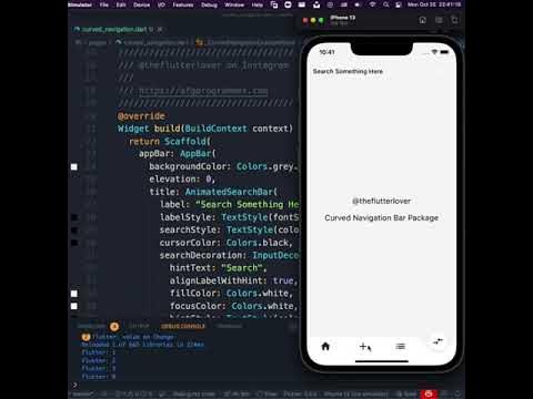 Flutter UI | curved_navigation_bar Package Example #shorts - YouTube